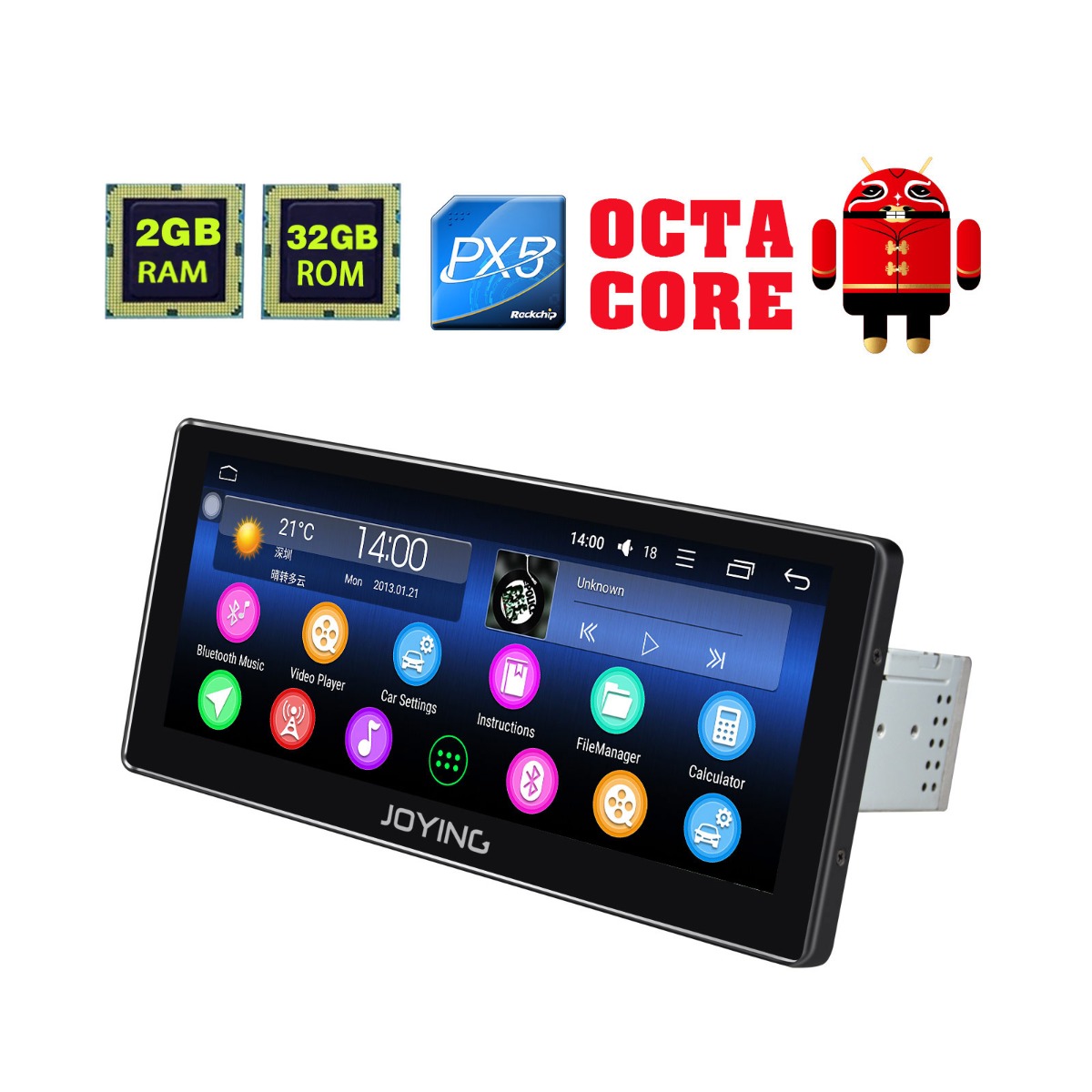 Joying Android Car Stereo Autoradio GPS Navigation Head Unit