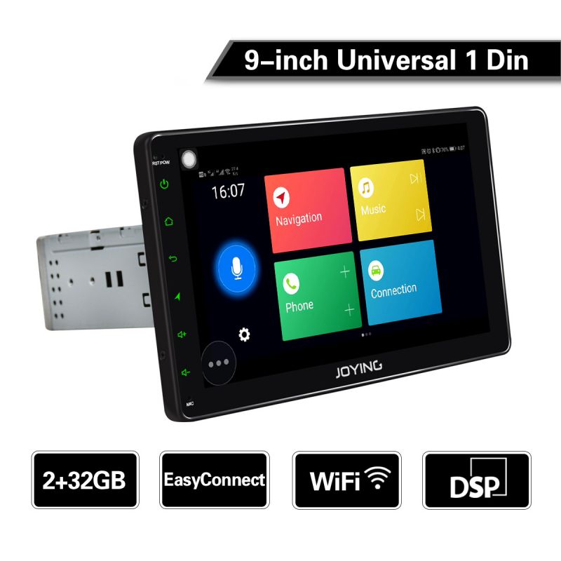 Single 1 Din Touch Screen Android 8.1 Head Unit - Joying
