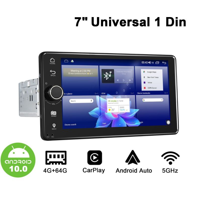 Joying Single 1Din Autoradio Android 4G Stereo - Joying