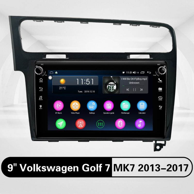 Best VW Autoradio Android Car Stereo GPS Navigation for Golf/Jetta ...