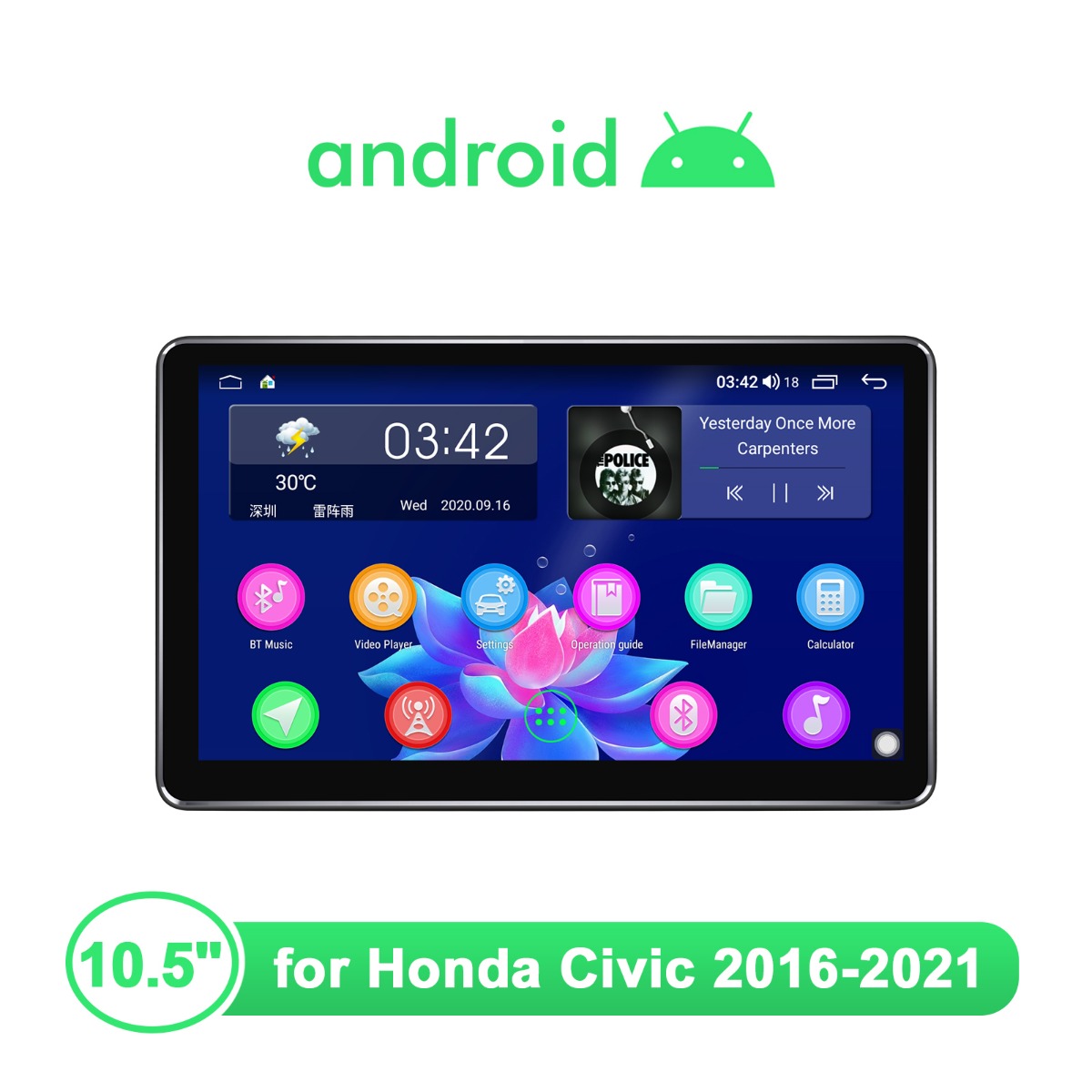 Honda 4G LTE Head Unit Android Auto System - Joying