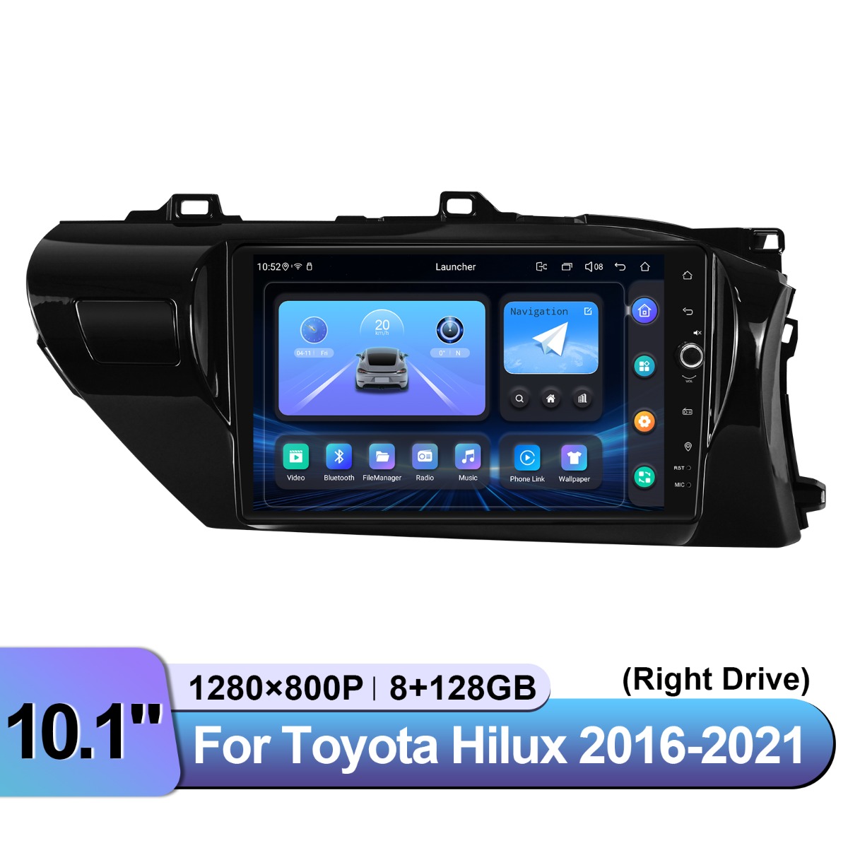 Toyota Hilux Head Unit Android Auto System - Joying