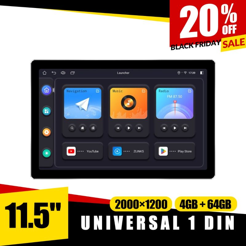 11.5 Inch 2K Screen 1Din Autoradio - Joying