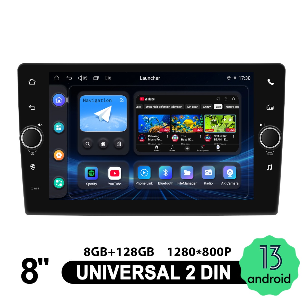 8 Inch Double Din Car Audio System - Joying