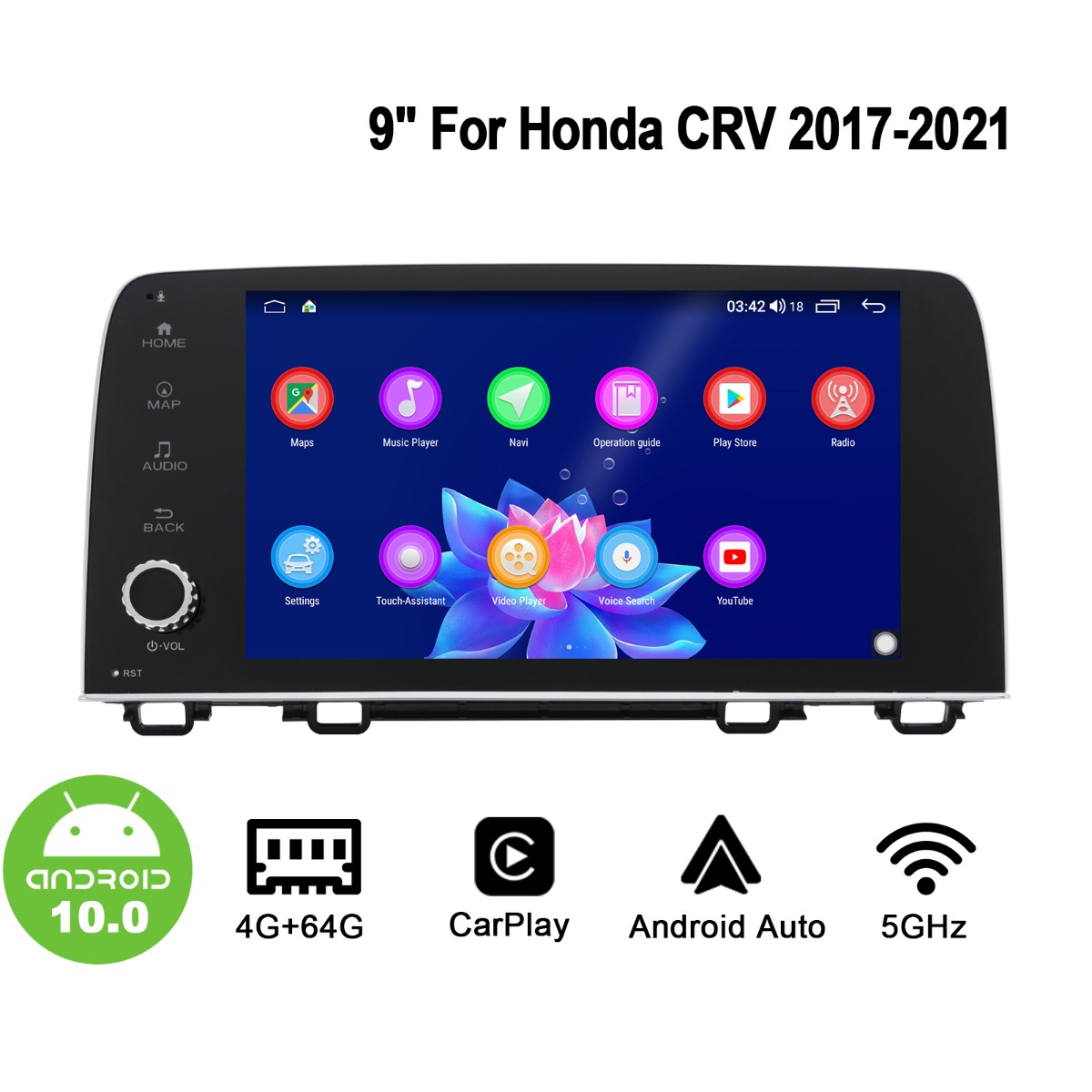 Honda 4G LTE Head Unit Android Auto System - Joying