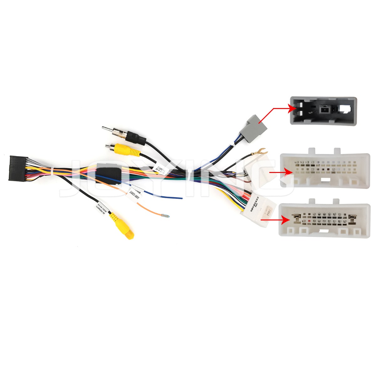 Best Joying Nissan Android Auto Head Unit wiring Cable harness