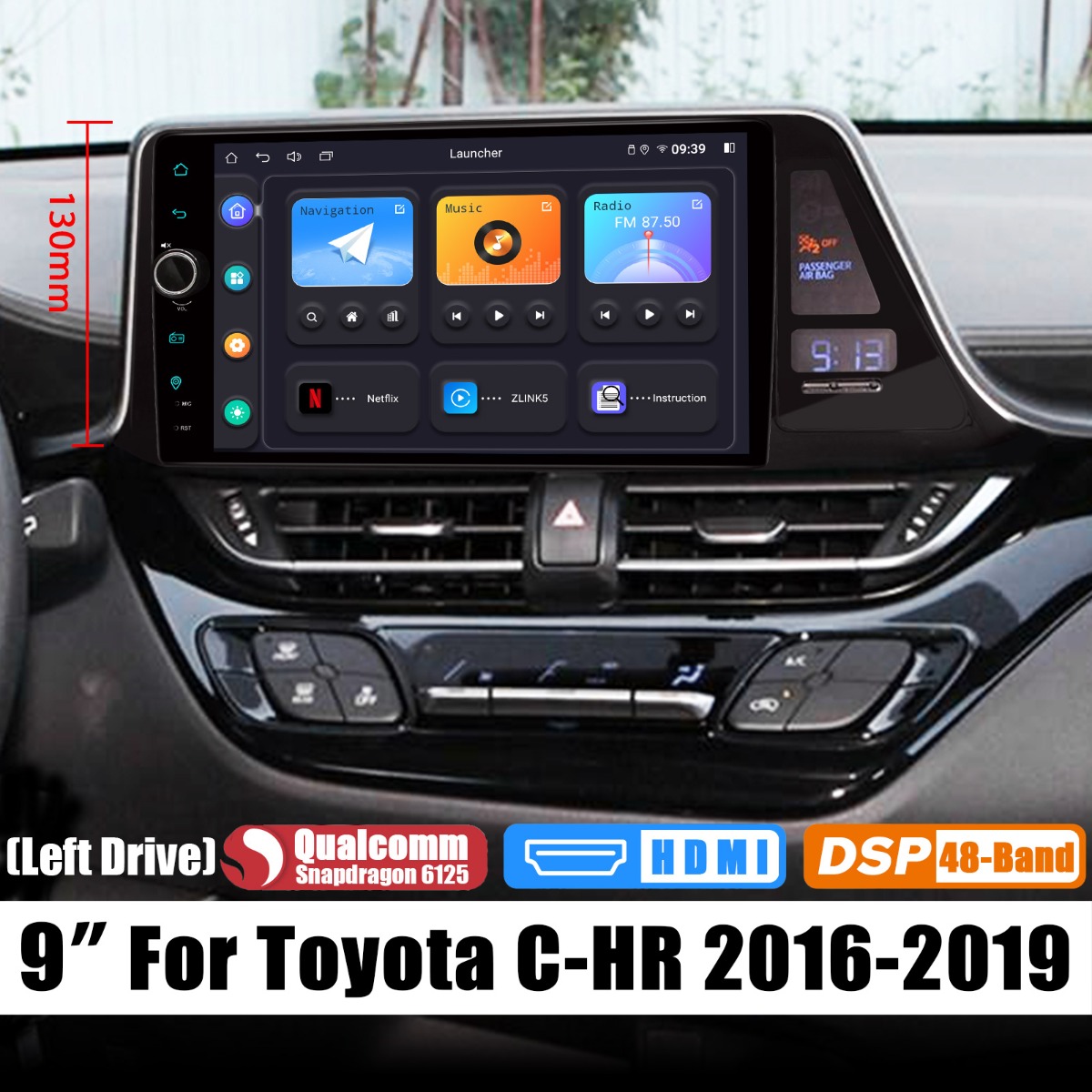 Toyota Head Unit Android Car Radio with DSP - Joying