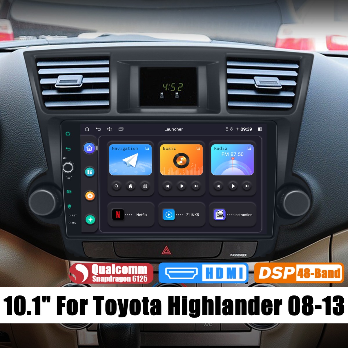 Toyota Highlander Android Autoradio