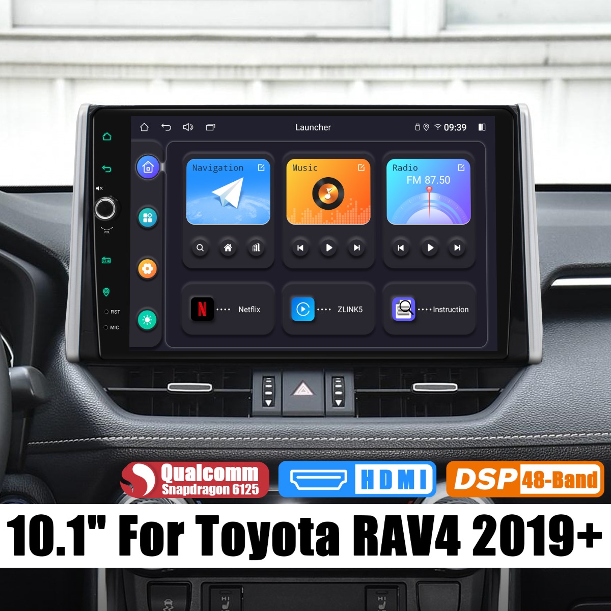 Toyota RAV4 Car Stereo Upgrade Android Autoradio