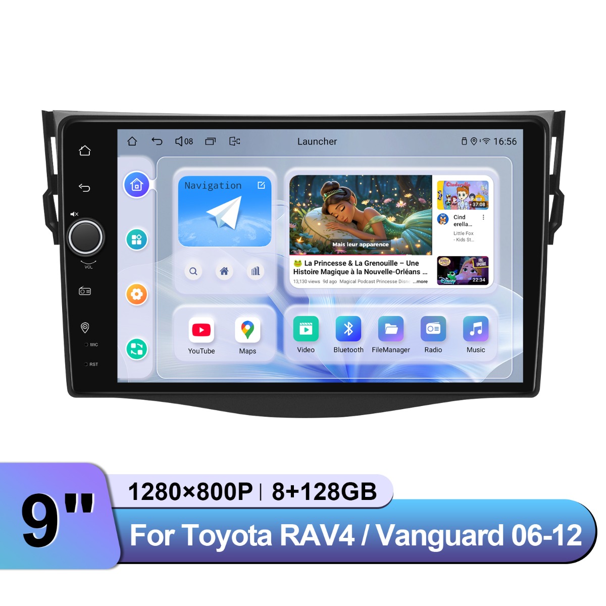 Toyota RAV4 Car Stereo Upgrade Android Autoradio
