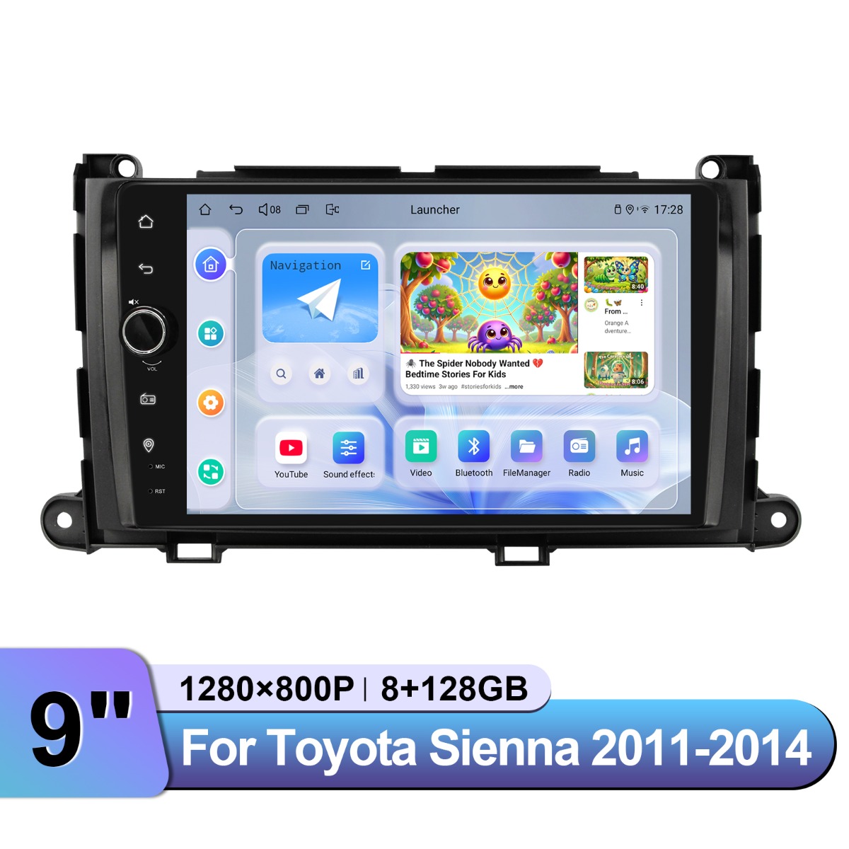 Toyota Sienna Car Radio Android Auto System