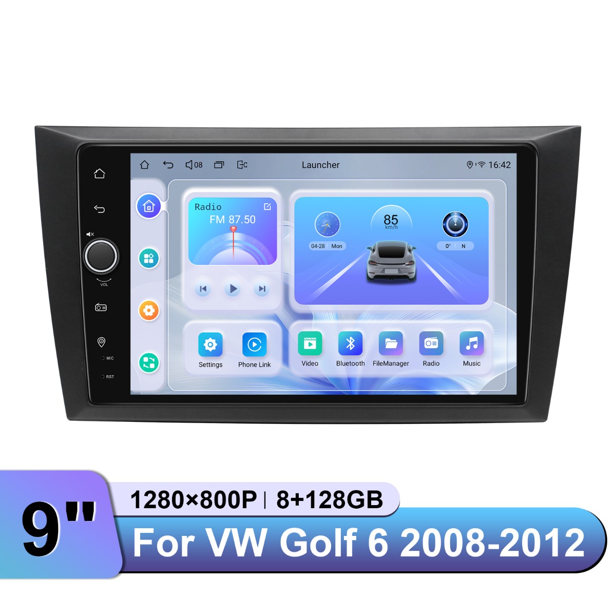 Volkswagen Golf MK6 Head Unit Android Car Stereo Upgrade